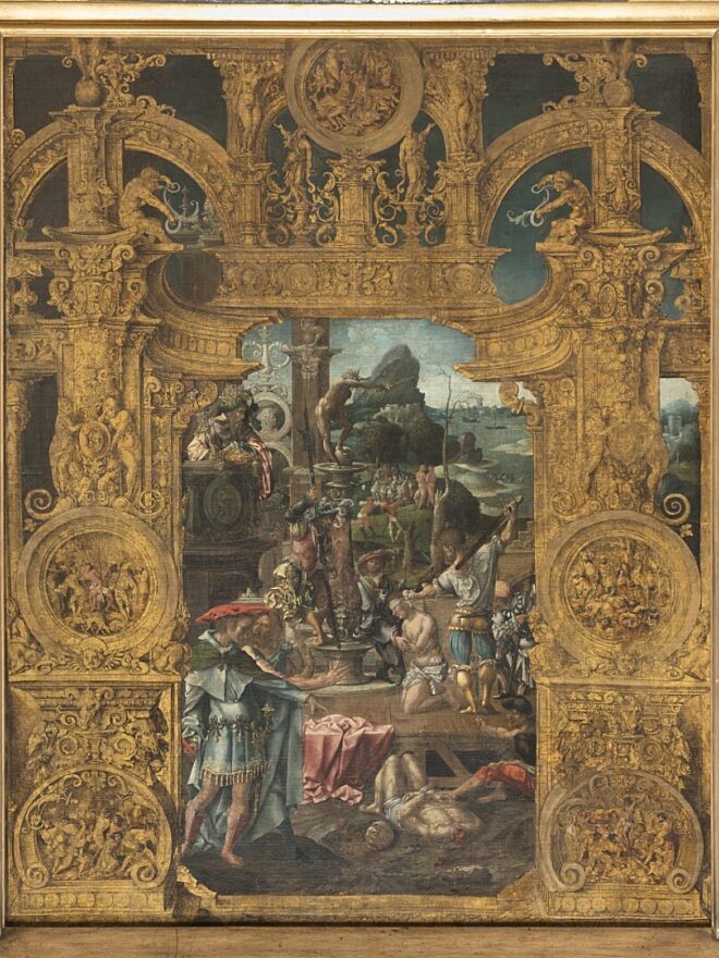 Stem nu op het schilderij Geschiedenis van Cosmas en Damianus uit ...