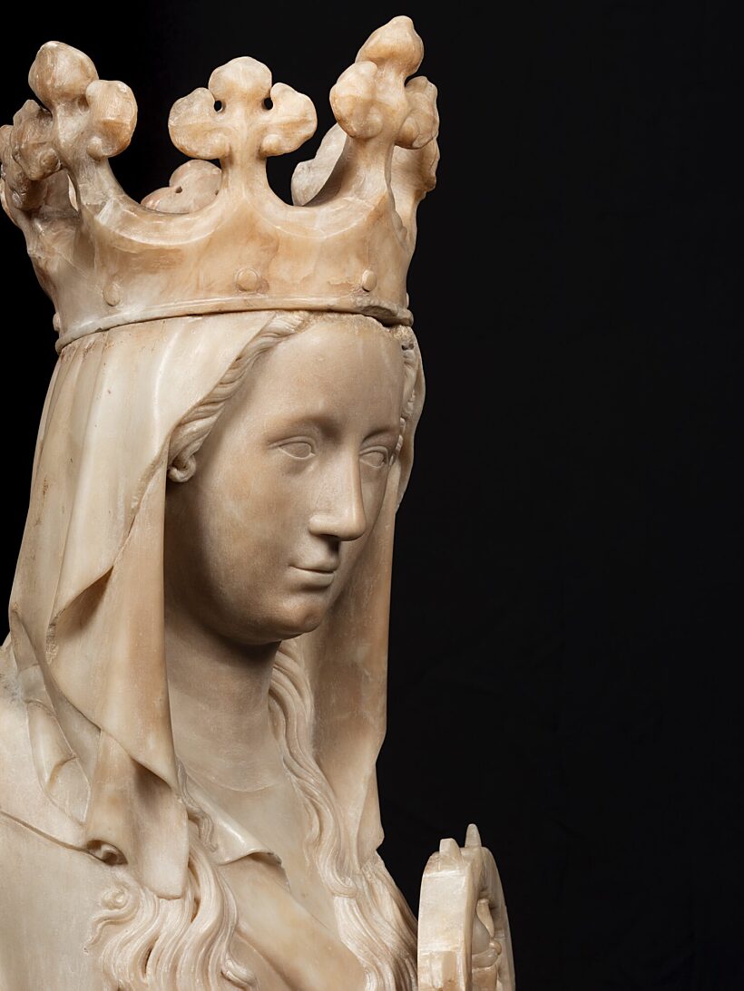 Statue of Saint Catherine of Alexandria from the Church of Our Lady in ...